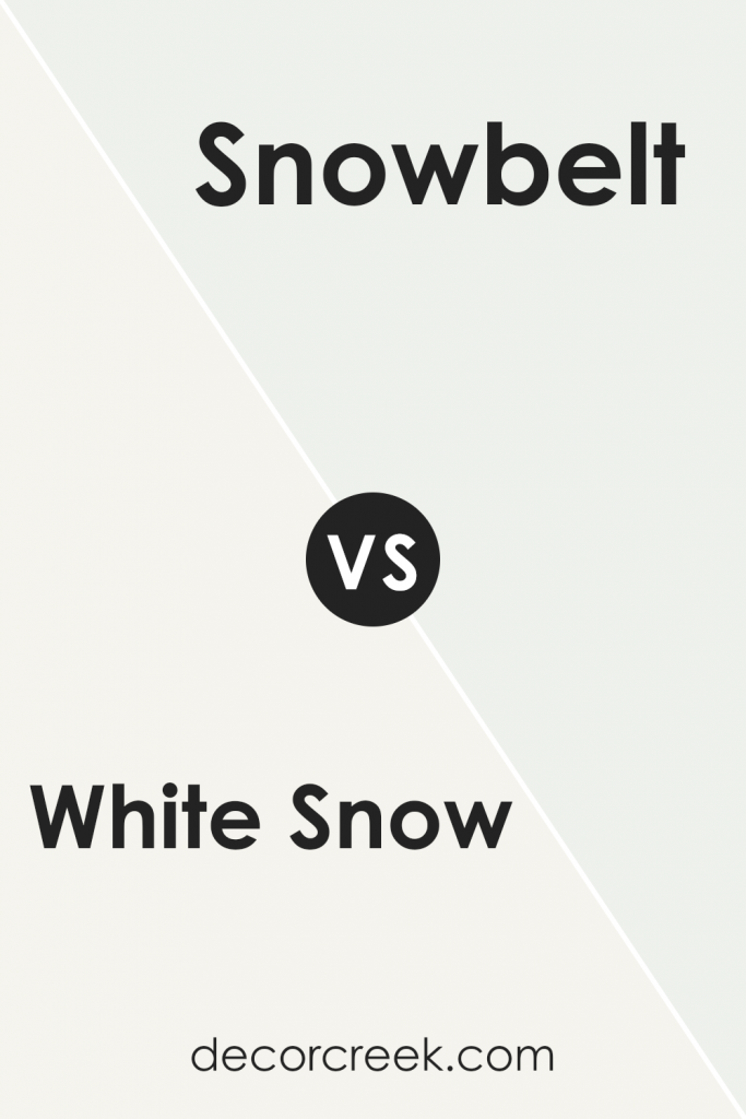 White Snow SW 9541 Paint Color by Sherwin Williams - DecorCreek