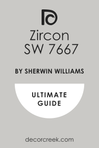 Zircon SW 7667 Paint Color by Sherwin Williams - DecorCreek