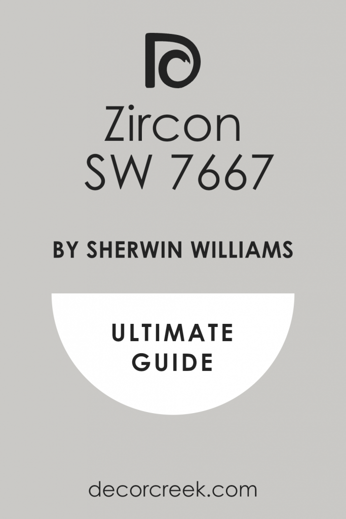 Zircon SW 7667 Paint Color by Sherwin Williams - DecorCreek