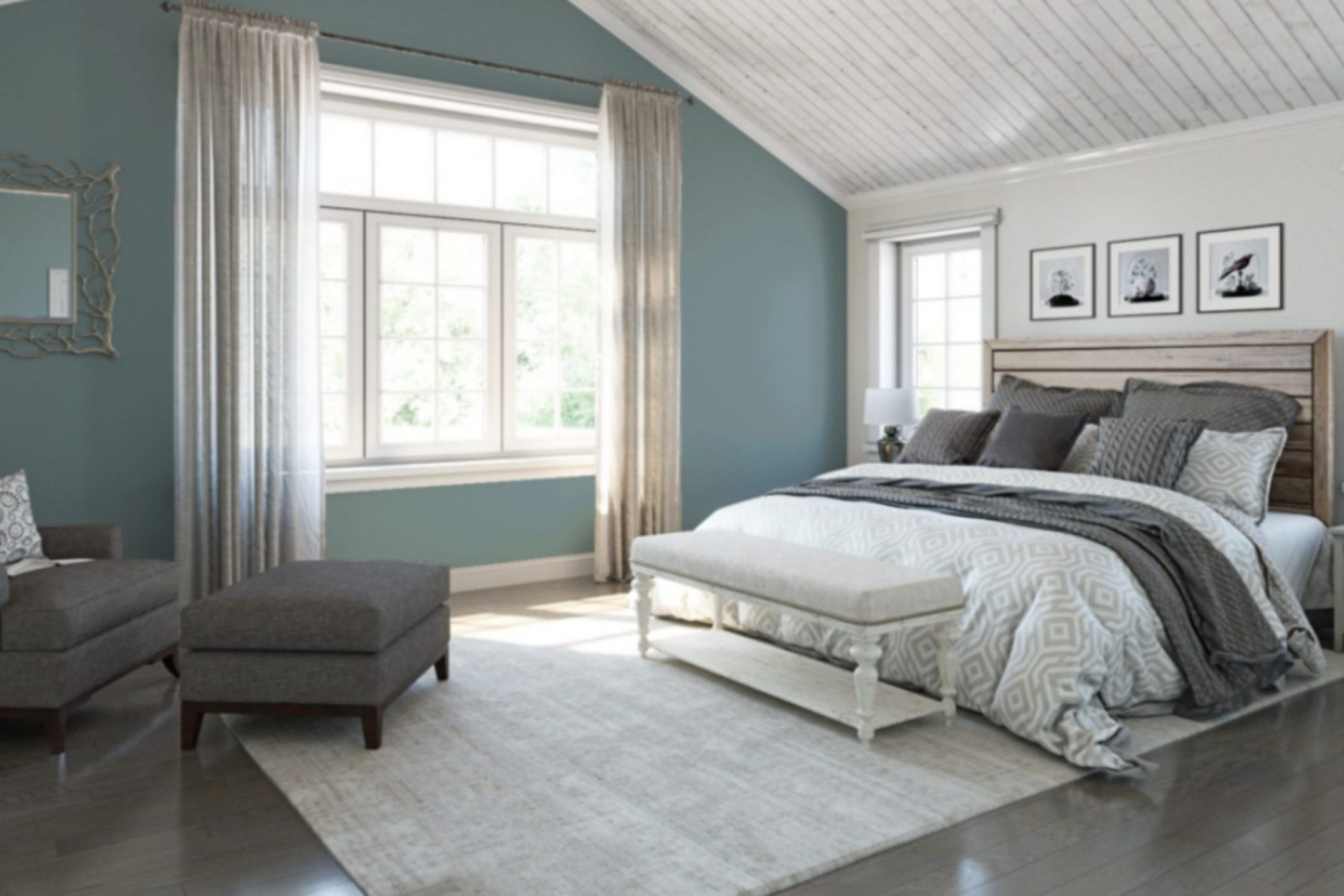 Morning at Sea SW 9634 Paint Color by Sherwin Williams - DecorCreek