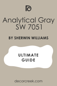 Analytical Gray SW 7051 Paint Color by Sherwin Williams - DecorCreek