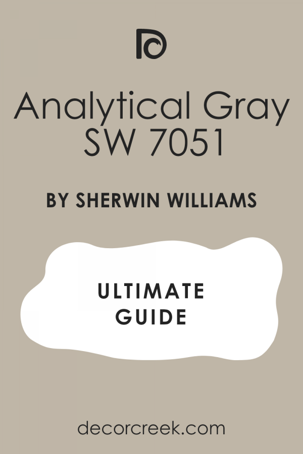 Analytical Gray SW 7051 Paint Color by Sherwin Williams - DecorCreek