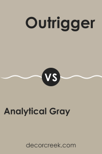 Analytical Gray SW 7051 Paint Color by Sherwin Williams - DecorCreek