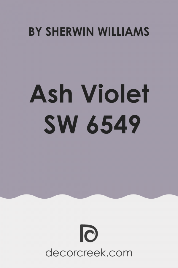 Ash Violet SW 6549 Paint Color by Sherwin Williams - DecorCreek