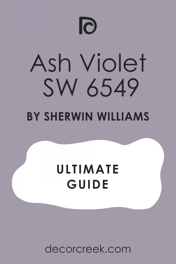 Ash Violet SW 6549 Paint Color by Sherwin Williams - DecorCreek
