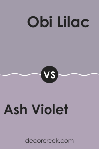 Ash Violet SW 6549 Paint Color by Sherwin Williams - DecorCreek