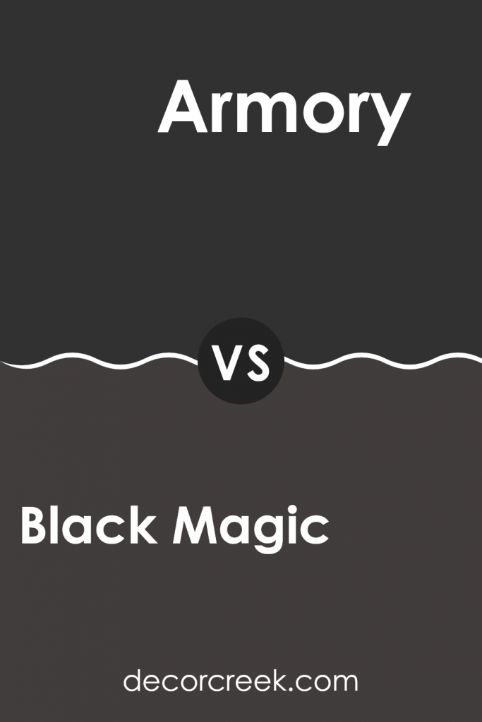 Black Magic SW 6991 Paint Color by Sherwin Williams - DecorCreek