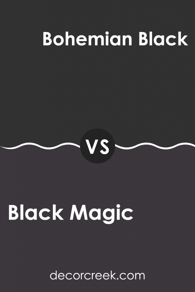 Black Magic SW 6991 Paint Color by Sherwin Williams - DecorCreek