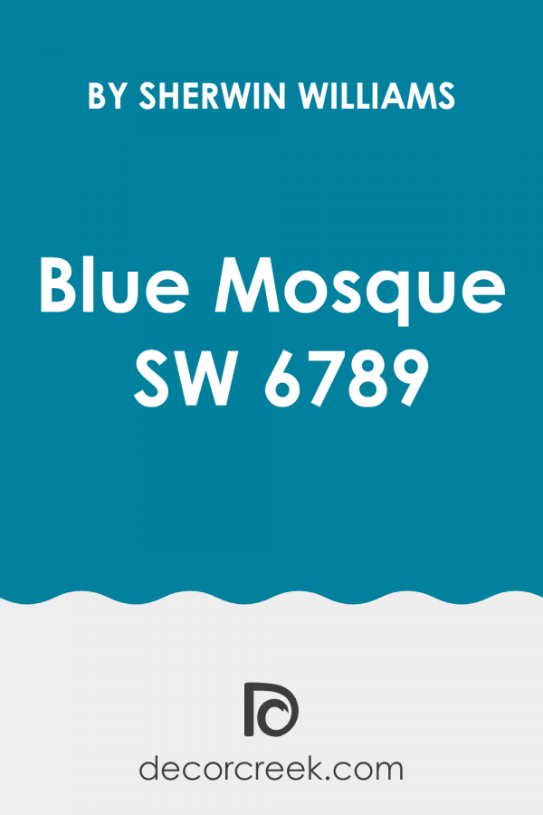 Blue Mosque SW 6789 Paint Color by Sherwin Williams - DecorCreek