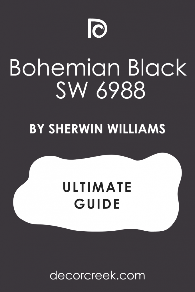 Bohemian Black SW 6988 Paint Color by Sherwin Williams - DecorCreek