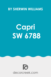 Capri SW 6788 Paint Color by Sherwin Williams - DecorCreek