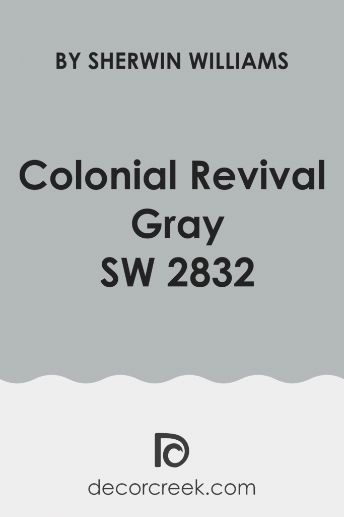 Colonial Revival Gray SW 2832 Paint Color by Sherwin Williams - DecorCreek