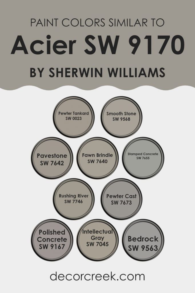 Acier SW 9170 Paint Color by Sherwin Williams - DecorCreek