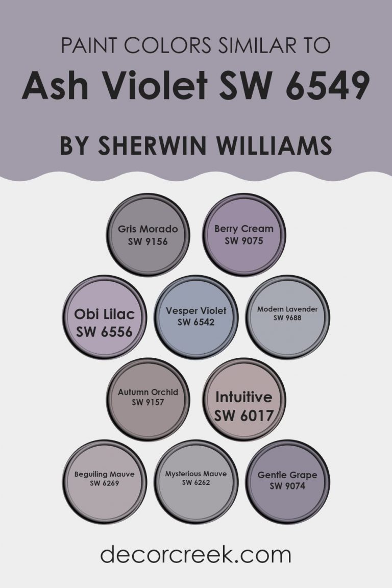 Ash Violet SW 6549 Paint Color by Sherwin Williams - DecorCreek