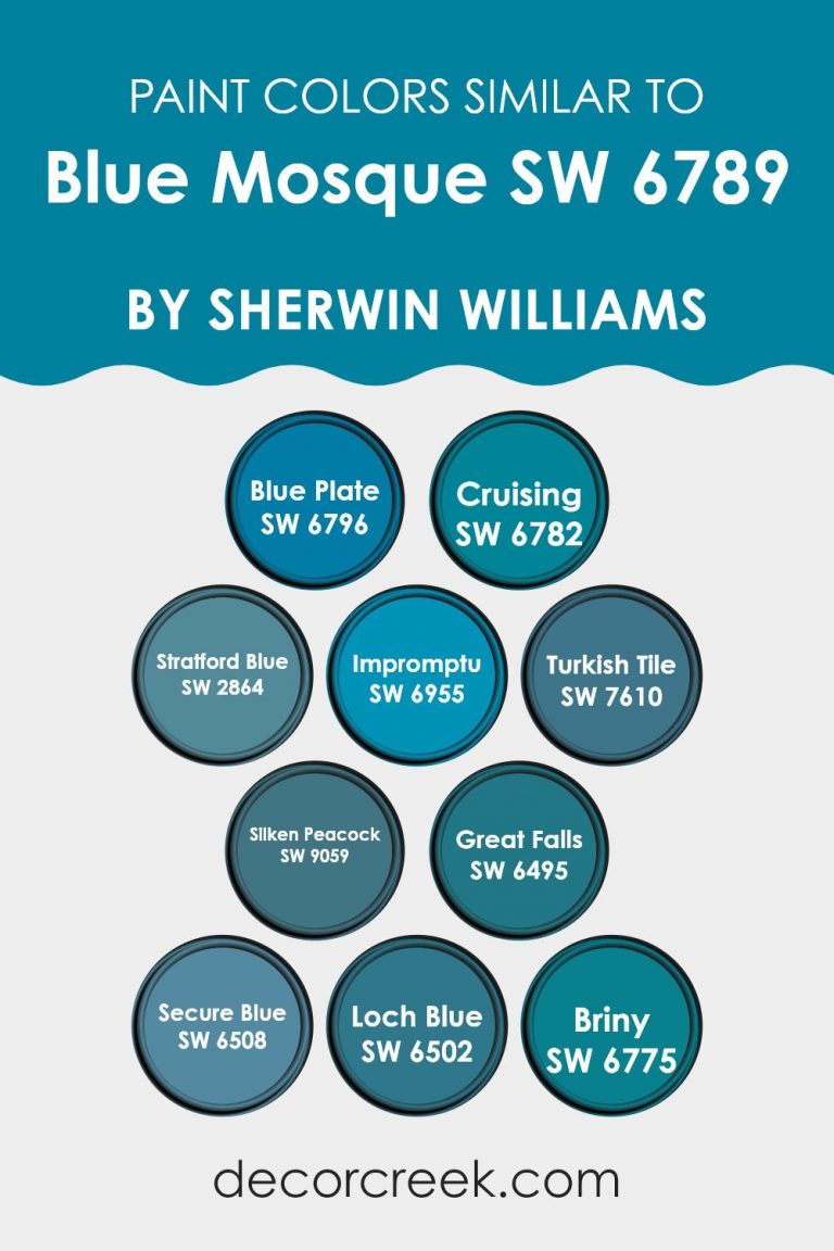 Blue Mosque SW 6789 Paint Color by Sherwin Williams - DecorCreek