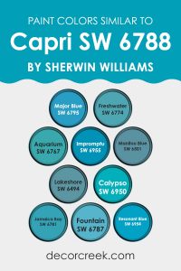 Capri SW 6788 Paint Color by Sherwin Williams - DecorCreek