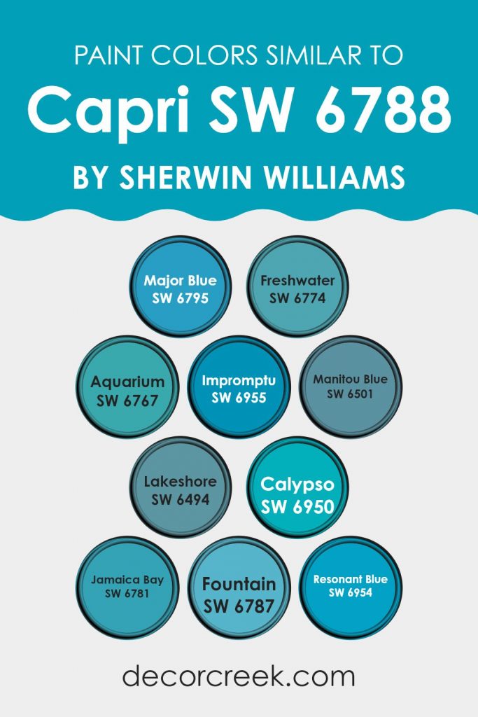 Capri SW 6788 Paint Color by Sherwin Williams - DecorCreek
