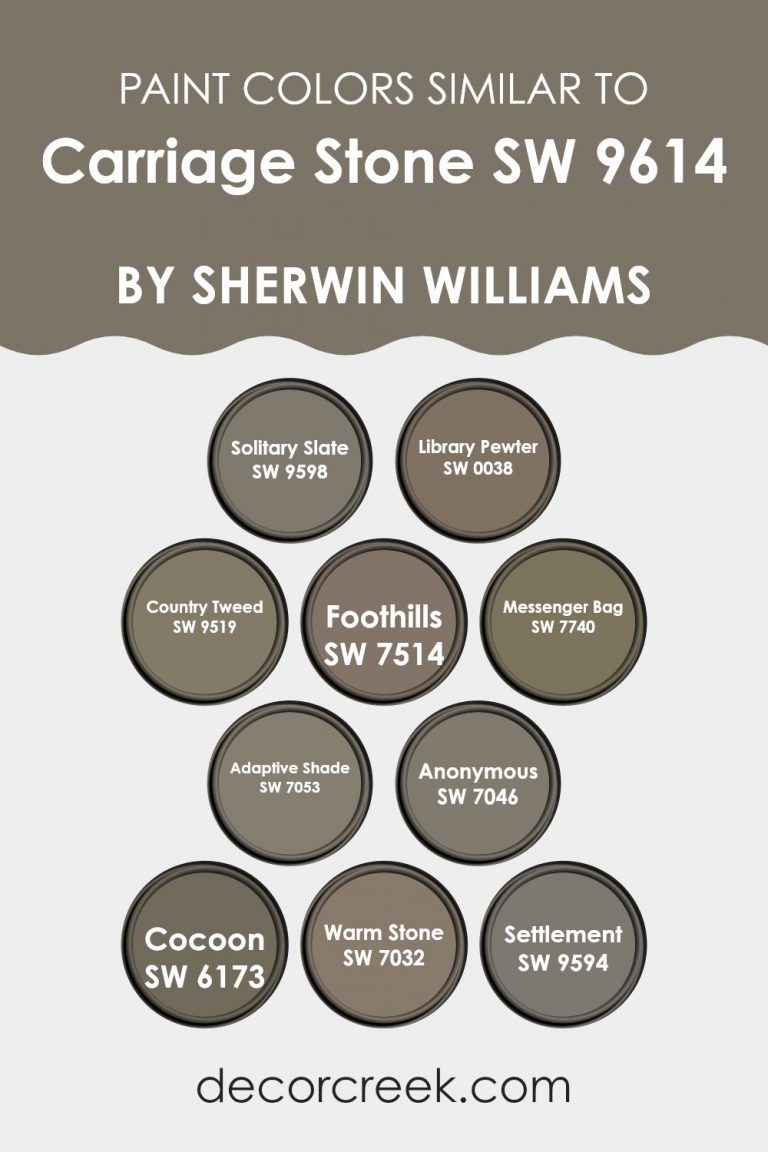 Carriage Stone SW 9614 Paint Color by Sherwin Williams - DecorCreek