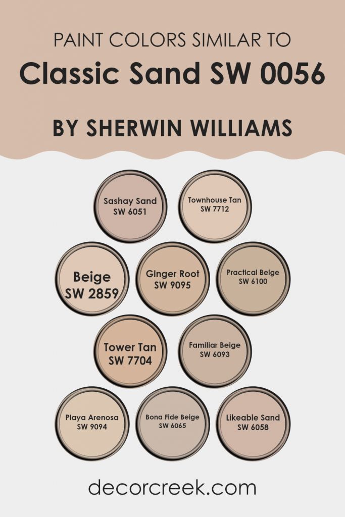 Classic Sand SW 0056 Paint Color by Sherwin Williams - DecorCreek