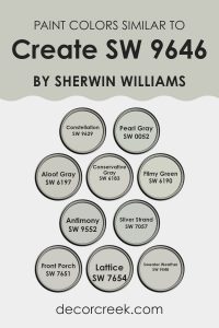 Create SW 9646 Paint Color by Sherwin Williams - DecorCreek