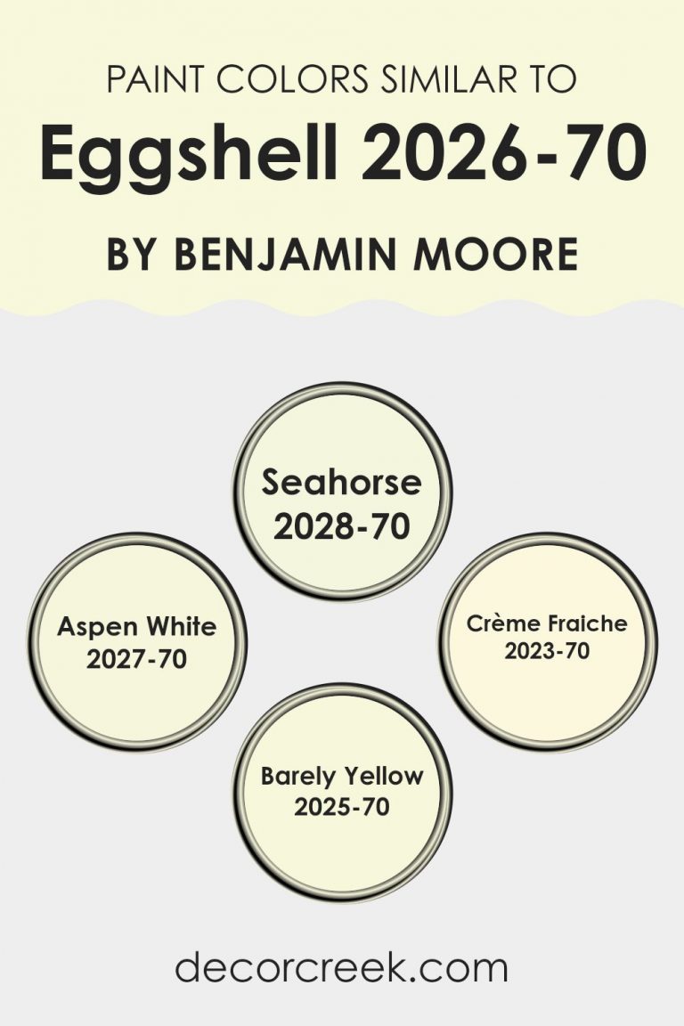 Eggshell 2026-70 Paint Color by Benjamin Moore - DecorCreek