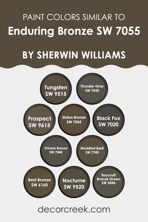 Enduring Bronze SW 7055 Paint Color by Sherwin Williams - DecorCreek