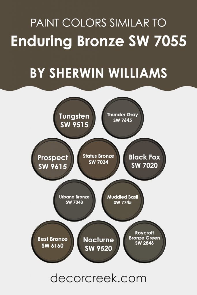 Enduring Bronze SW 7055 Paint Color by Sherwin Williams - DecorCreek