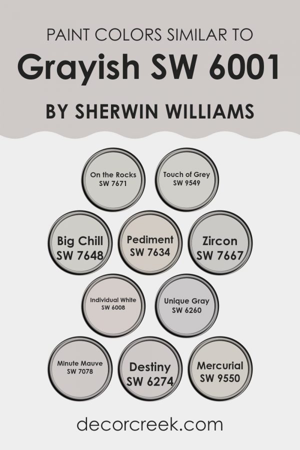 Grayish SW 6001 Paint Color by Sherwin Williams - DecorCreek