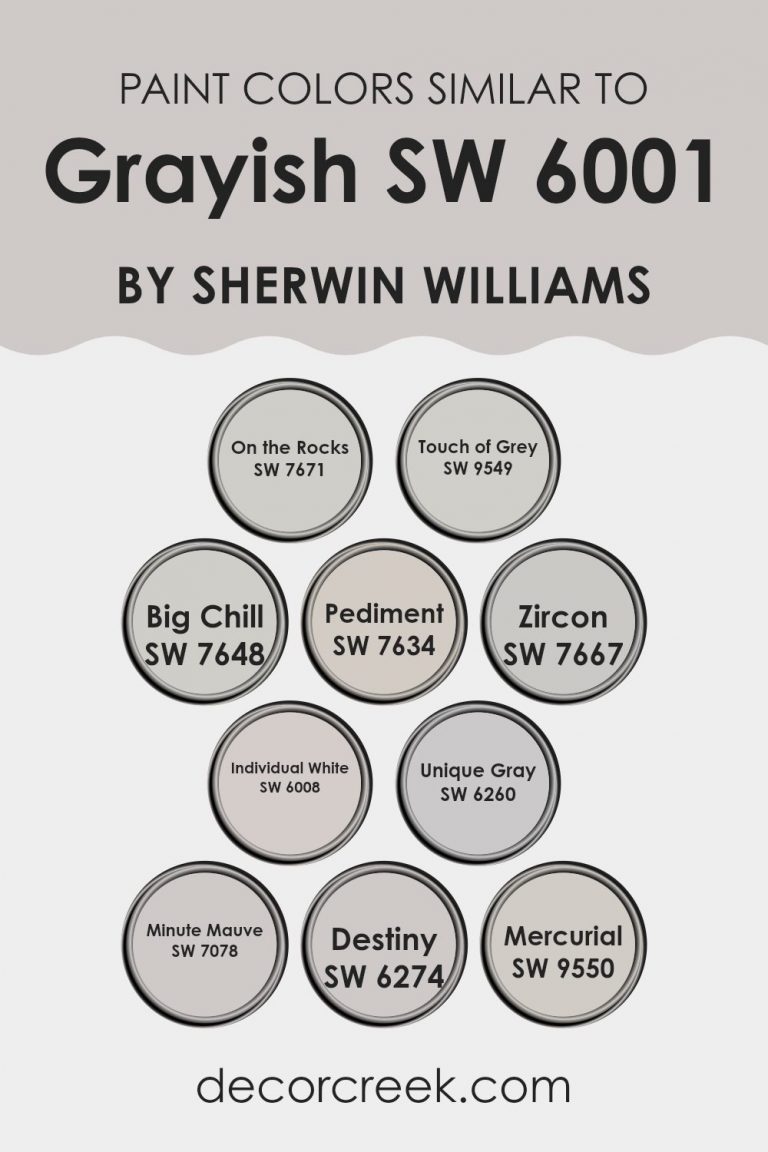 Grayish SW 6001 Paint Color by Sherwin Williams - DecorCreek