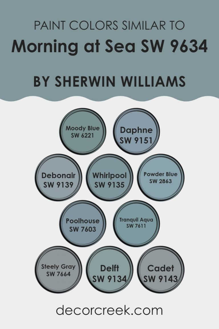 Morning at Sea SW 9634 Paint Color by Sherwin Williams - DecorCreek