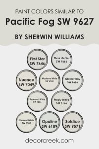 Pacific Fog SW 9627 Paint Color by Sherwin Williams - DecorCreek