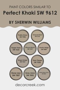 Perfect Khaki SW 9612 Paint Color by Sherwin Williams - DecorCreek