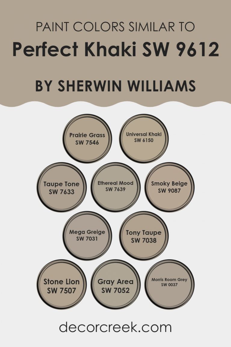 Perfect Khaki SW 9612 Paint Color by Sherwin Williams - DecorCreek