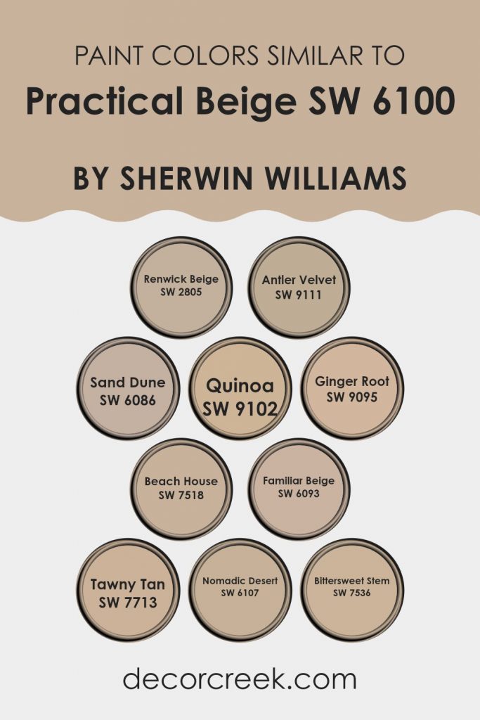 Practical Beige SW 6100 Paint Color by Sherwin Williams - DecorCreek