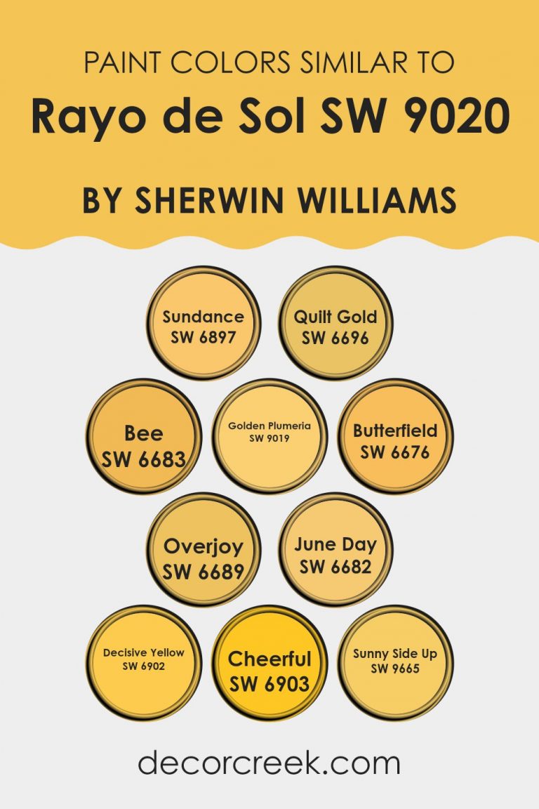 Rayo de Sol SW 9020 Paint Color by Sherwin Williams - DecorCreek