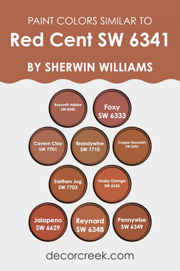 Red Cent SW 6341 Paint Color by Sherwin Williams - DecorCreek