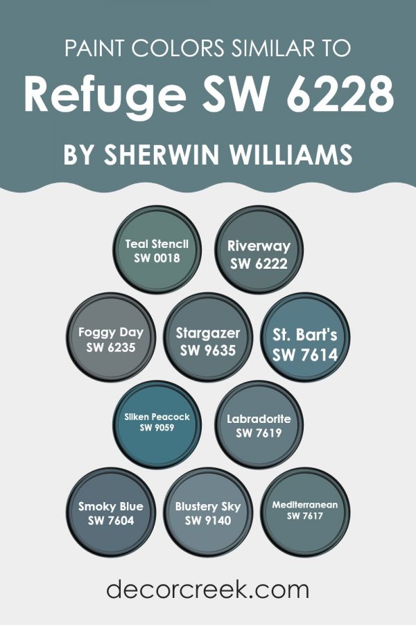 Refuge SW 6228 Paint Color by Sherwin Williams - DecorCreek
