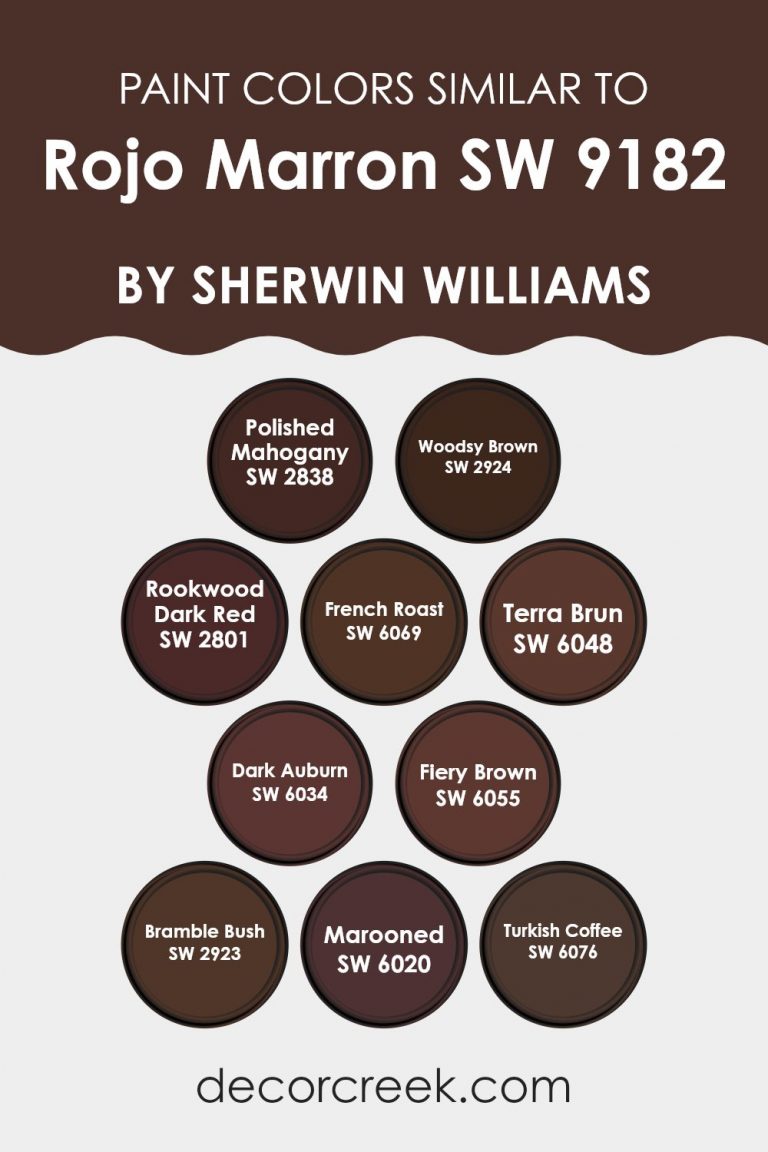 Rojo Marron SW 9182 Paint Color by Sherwin Williams - DecorCreek