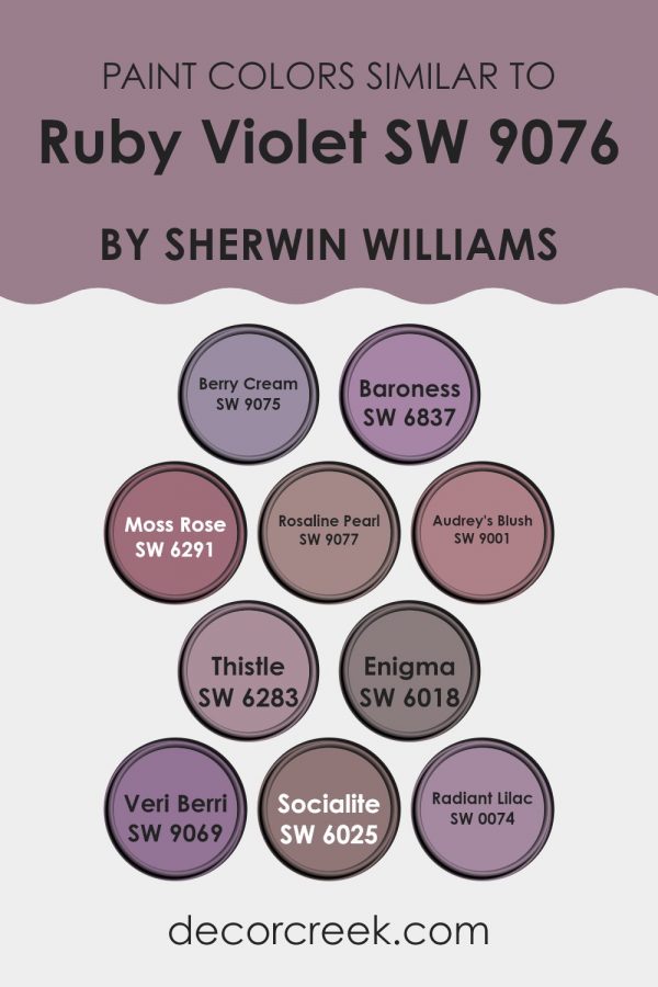 Ruby Violet SW 9076 Paint Color by Sherwin Williams - DecorCreek