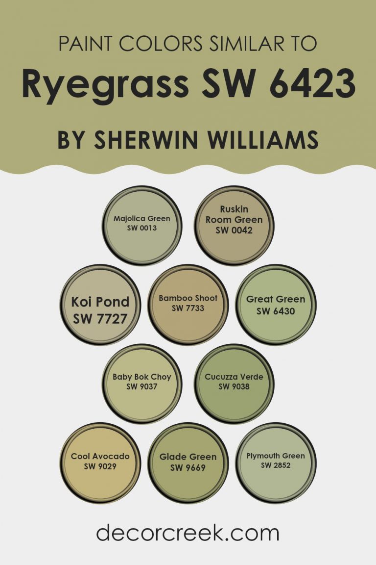 Ryegrass SW 6423 Paint Color by Sherwin Williams - DecorCreek