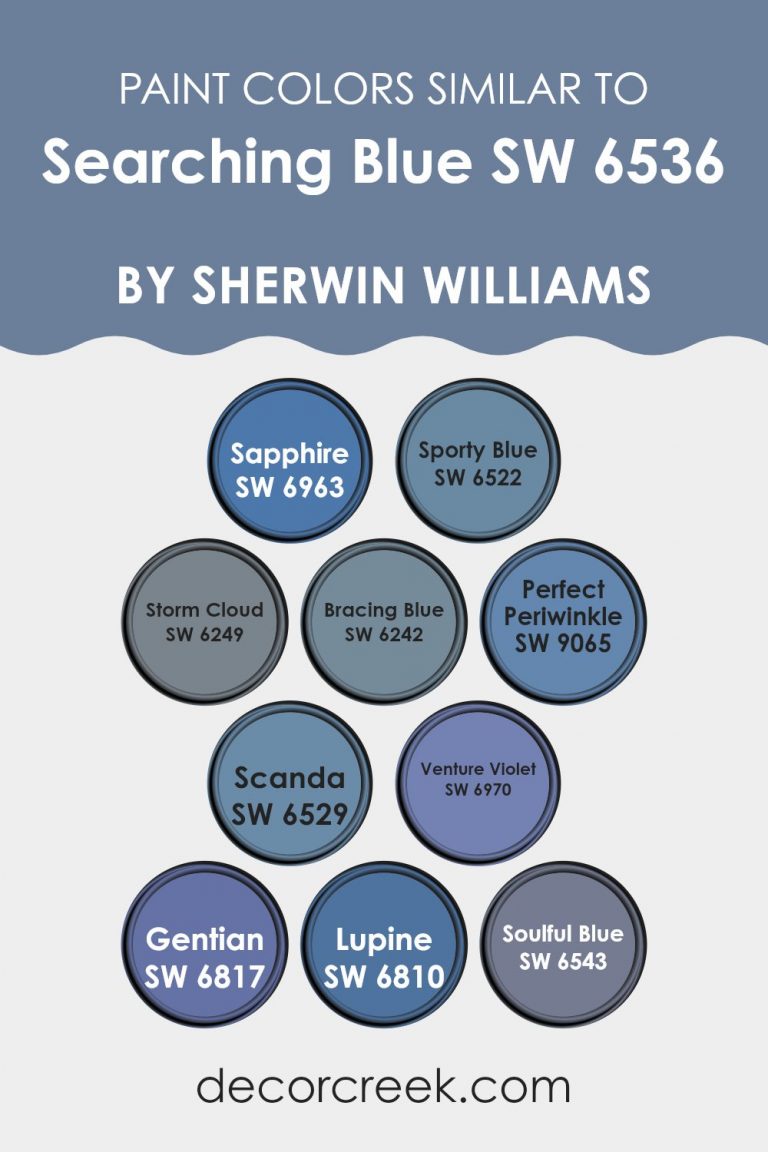 Searching Blue SW 6536 Paint Color by Sherwin Williams - DecorCreek