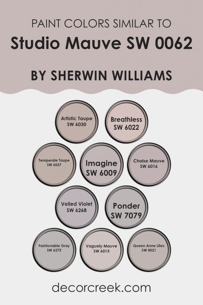 Studio Mauve SW 0062 Paint Color by Sherwin Williams - DecorCreek