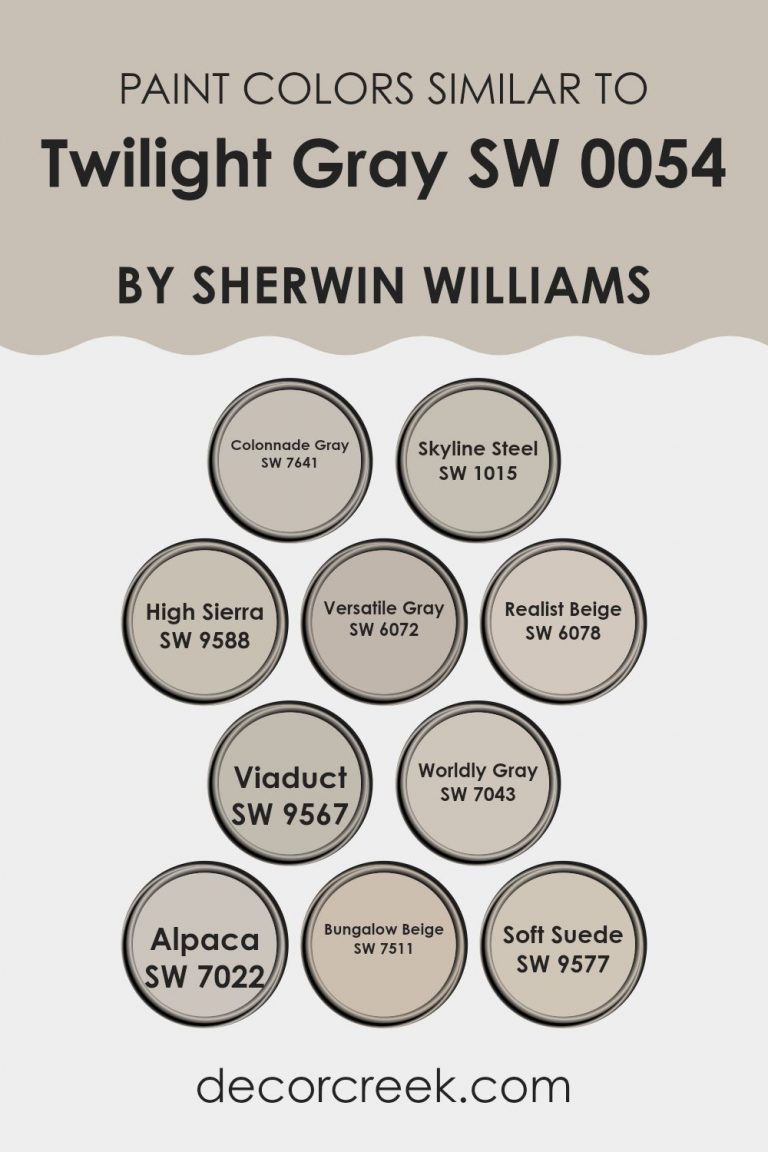 Twilight Gray SW 0054 Paint Color by Sherwin Williams - DecorCreek