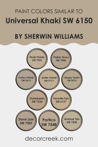 Universal Khaki SW 6150 Paint Color by Sherwin Williams - DecorCreek
