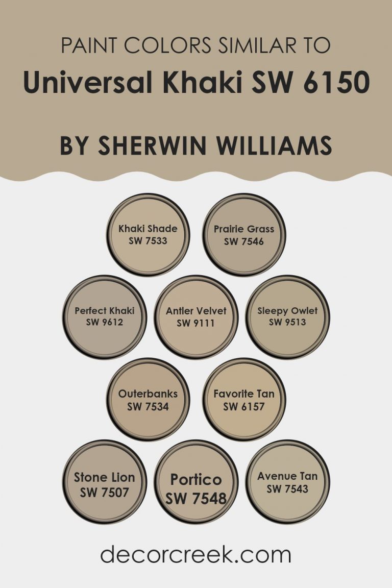 Universal Khaki SW 6150 Paint Color by Sherwin Williams - DecorCreek