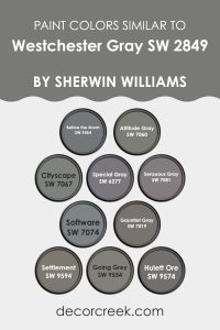 Westchester Gray SW 2849 Paint Color by Sherwin Williams - DecorCreek