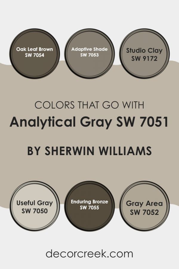 Analytical Gray SW 7051 Paint Color by Sherwin Williams - DecorCreek