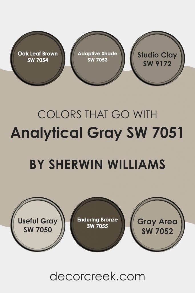 Analytical Gray SW 7051 Paint Color by Sherwin Williams - DecorCreek