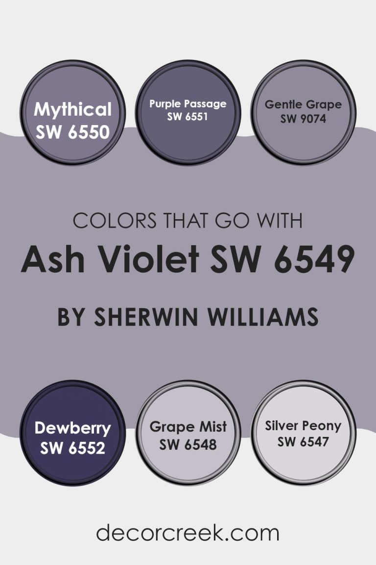 Ash Violet SW 6549 Paint Color by Sherwin Williams - DecorCreek