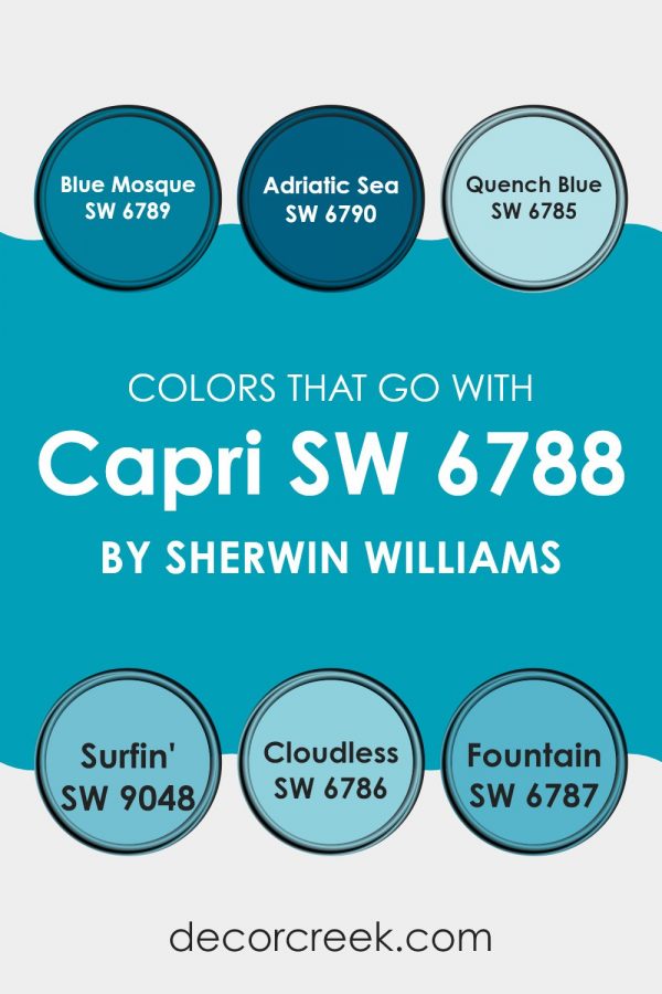 Capri SW 6788 Paint Color by Sherwin Williams - DecorCreek